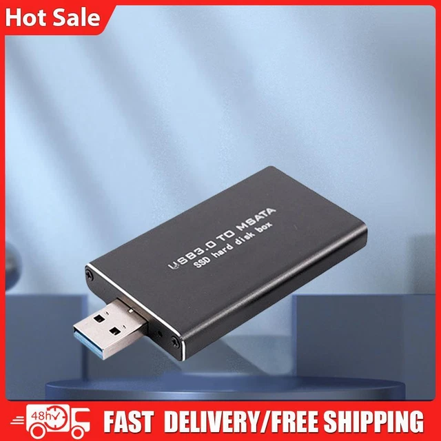 MINI SSD ENCLOSURE Box 6Gbps MSATA Adapter Hard Disk Case for 30*30/50 ...