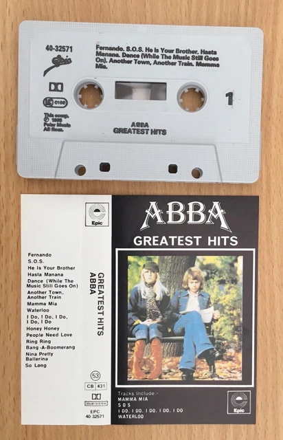 🌟ABBA🌟CASSETTE ALBUM🌟GREATEST HITS🌟ANDERSSON🌟70'S🌟UK Seller🌟Fast ...
