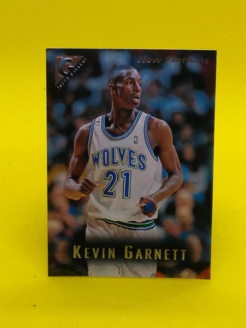 KEVIN GARNETT 1995-96 Topps Gallery nouvelles éditions ROOKIE Minnesota ...