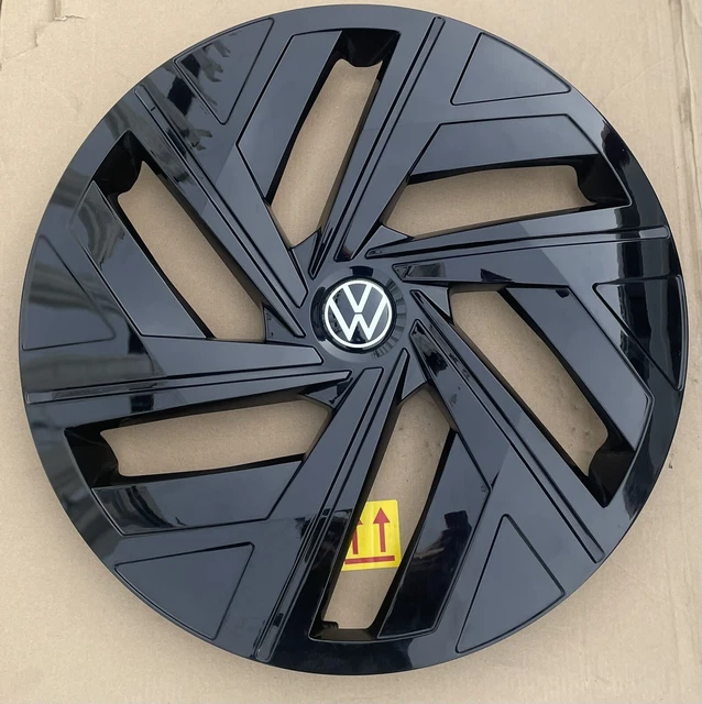 GENUINE VOLKSWAGEN ID4 Wheel Trim 19 Inch Steel Wheel Black Hub Cap ...