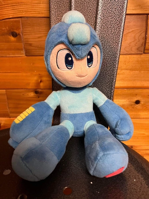 CAPCOM MEGA MAN Plush 11' Inch San-ei SANEI RARE Rockman Blue $51.24 ...
