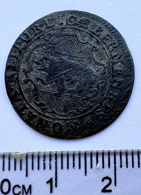PIÈCE 1/2 BATZEN Suisse 🇨🇭 1753 Berne Billon REF92643 EUR 13,00 ...