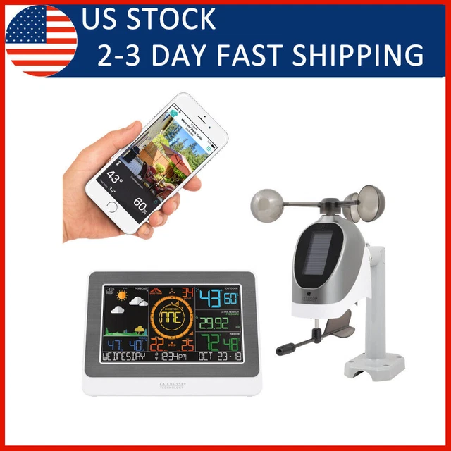 LA CROSSE WI-FI Pro Wireless Digital Weather Station with Combo Wind ... LA CROSSE WI-FI Pro Wireless Digital Weather Station with Combo Wind ...