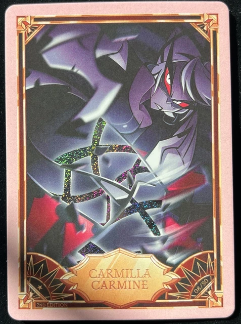 HAZBIN HOTEL TRADING Cards 2nd Edition Carmilla Carmine Foil 08/50 Pack ...