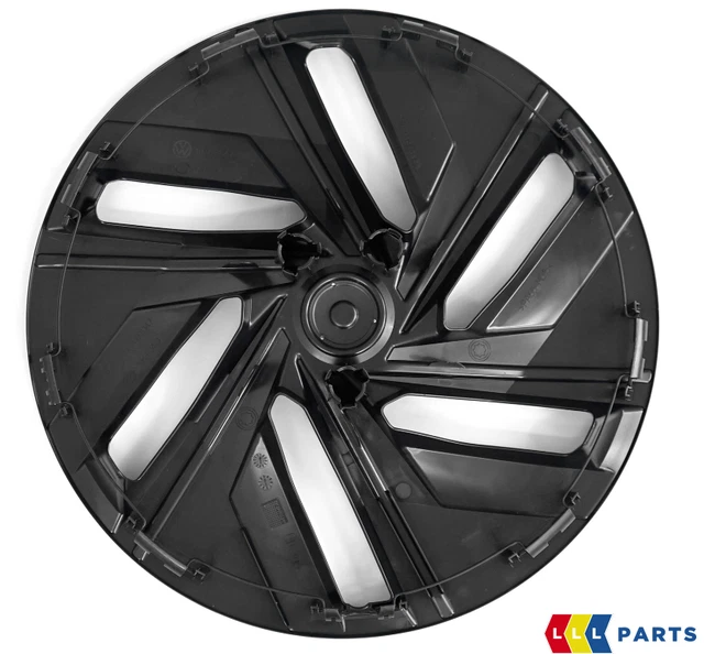 NEW GENUINE VOLKSWAGEN Id4 Wheel Trim 18 Inch Hub Cap Cover Black £62. ...