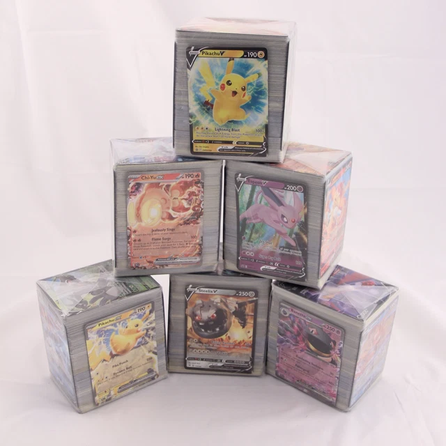 MYSTERY CUBE 300+ Cards, Guaranteed EX GX V HR SR FA ULTRA RARE £39.99 ...