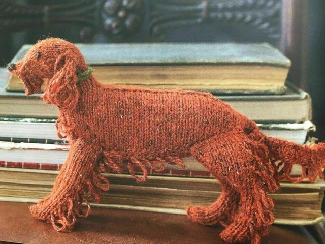 ORIGINAL KNITTING PATTERN - Red Setter Dog - Knit Your Own Pet - 0120 £ ...
