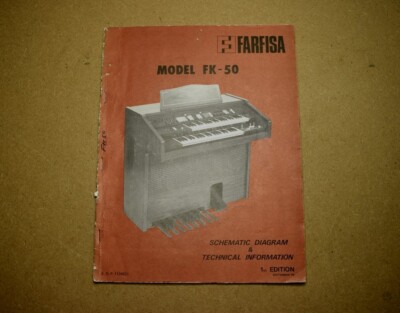 FARFISA FK-50 ORIGINAL Service Manual repair Schematic Schaltplan ...