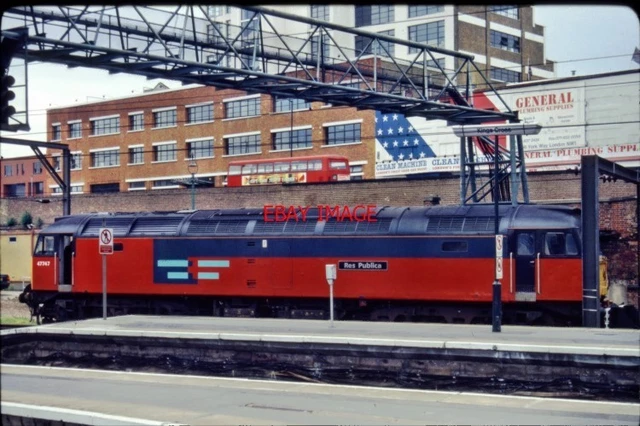 PHOTO CLASS 47 Loco No 47747 Res Publica At Kings Cross 1997 £3.00 ...