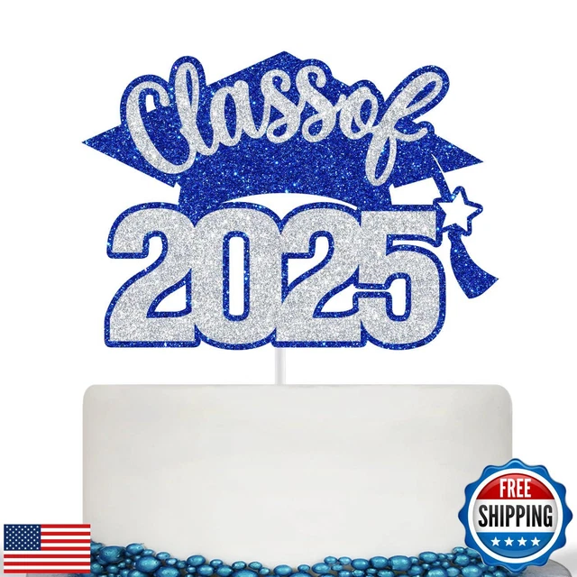 CLASS OF 2025 Cake Topper, 2025 Graduation Cake Topper, Congrats Grad ...
