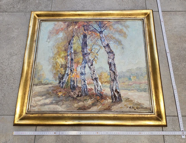 WILLY HERRMANN *1895 Öl Gemälde ALT antik Impressionismus Berliner Landschaft EUR 1.550,00 ...