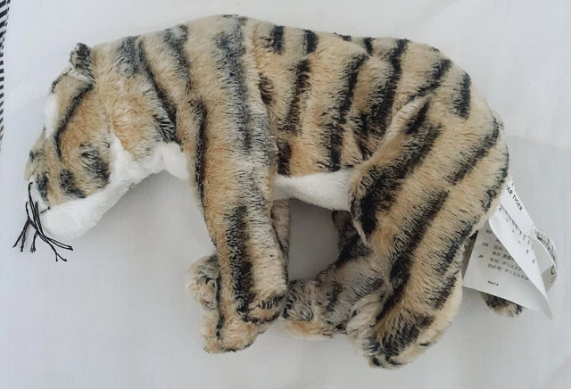 IKEA KLAPPAR TIGER.SOFT.FLOPPY.FAWN,BLACK.FROM birth.Machine washable ...