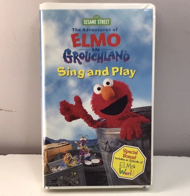 BANDE VIDÉO CHANT et lecture Sesame Street Adventures of Elmo in ...