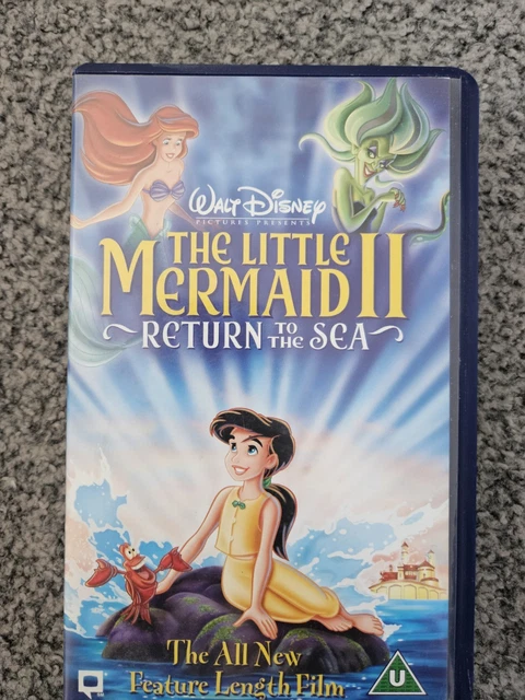 THE LITTLE MERMAID 2 Return To The Sea (Animated) (VHS, 2001) £1.68 ...