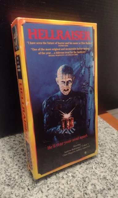 HELLRAISER VHS 1990 Starmaker Clive Barker Horror EUR 87,80 - PicClick FR