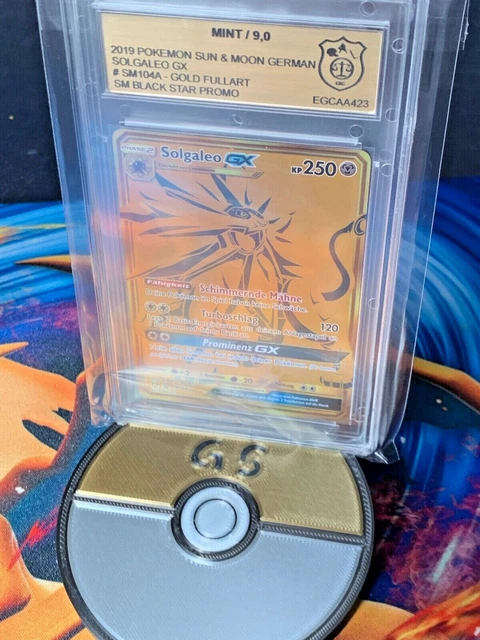 GOLD FULLART SOLGALEO GX - SM104A - GSG Mint / 9,0 - PSA, BGS, CGC ...