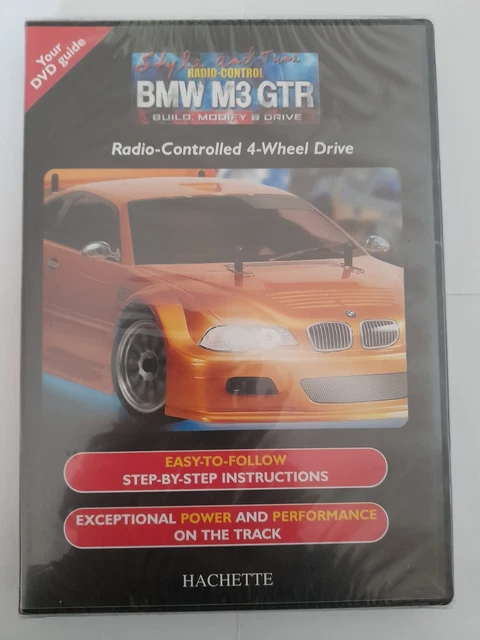 HACHETTE NITRO BMW M3 GTR Radio Control Car Instructions DVD Guide- New ...