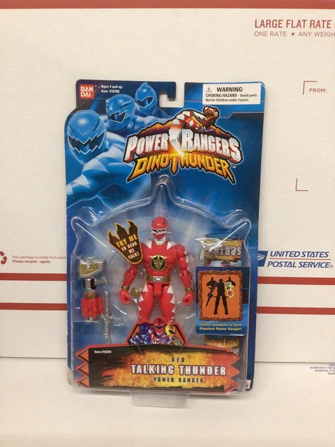 POWER RANGERS: DINO Thunder Red Ranger Talking Thunder $34.99 - PicClick