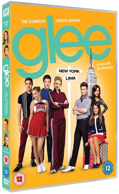 GLEE: THE COMPLETE Fourth Season (DVD) Mark Salling Amber Riley Kevin ...