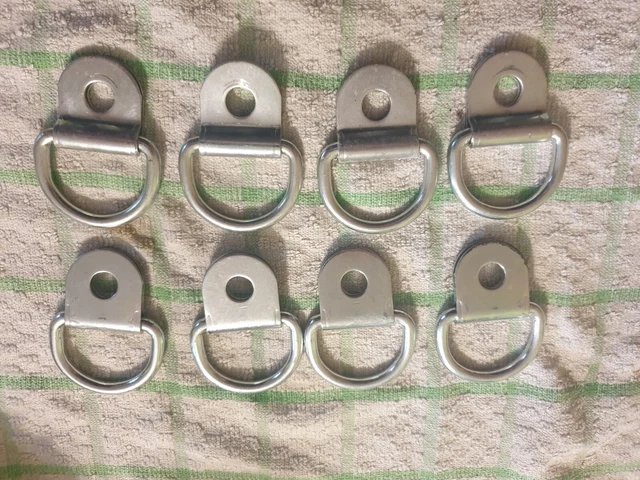 NEW GENUINE 8 Iveco Floor Lashing D Rings/ Tie Down/ Cargo Trailer ...