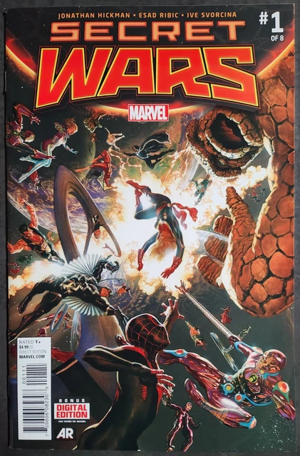 SECRET WARS # 1 1st Emperor Doom 2015 Marvel Comics 1st Print Alex Ross ...