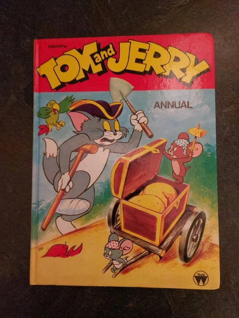 TOM AND JERRY collection of orginal vintage annuals 1970s-80s 9 books £ ...