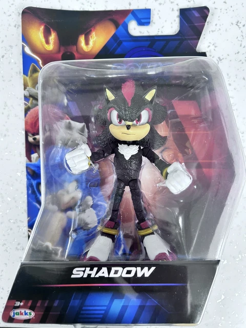 SONIC THE HEDGEHOG 3 Movie Shadow The Hedgehog 13cm Figure 2024 Jakks £ ...