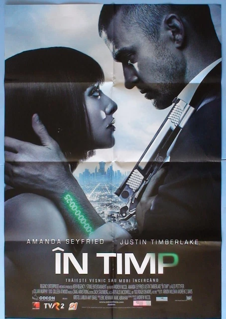 MOVIE POSTER=IN TIME=JUSTIN Timberlake, Amanda Seyfried, Cillian Murphy ...