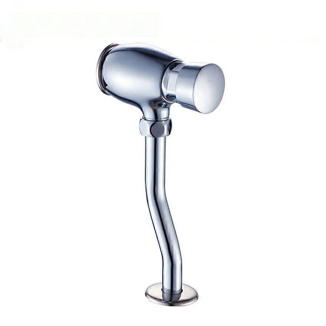 SELF-CLOSING URINAL PRESSURE flush urinal surface-mounted 1/2" chrome ...