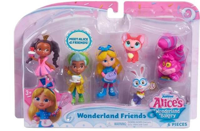 DISNEY JUNIOR ALICE’S Wonderland Bakery Friends, 3 Inch Figure Set of 6 ...
