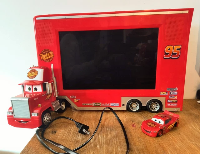 DISNEY PIXAR CARS TV LCD Movie Mack Hauler With Lightning McQueen ...