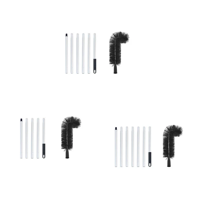 GUTTER CLEANING BRUSH Guard Cleaner Tool for Eaves Gutters Spider Webs ...