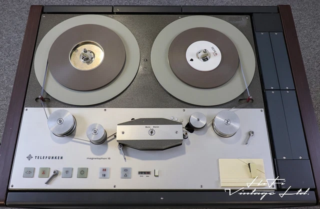TELEFUNKEN M15 PROFESSIONAL Reel to Reel Tape Recorder 2-track 1/4inch ...