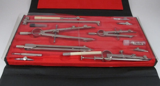 VINTAGE GEOTEC 322 9250, Precision Drafting Drawing Engineering Compass ...