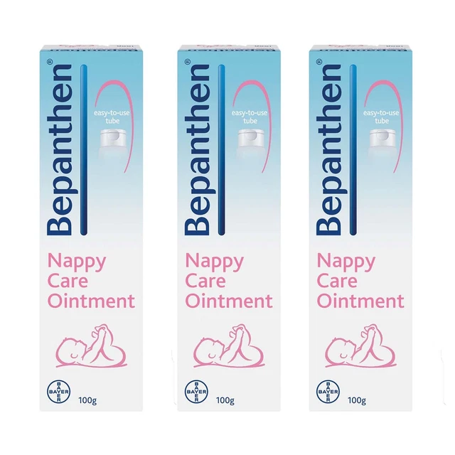 BEPANTHEN NAPPY CARE Ointment 100g x 3 £24.99 - PicClick UK