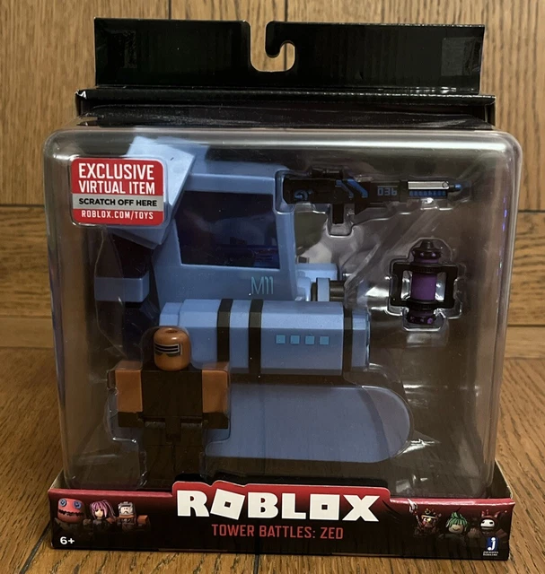 ROBLOX - TOWER Battles - ZED Battle Tank & Figure - Virtual Item Code ...