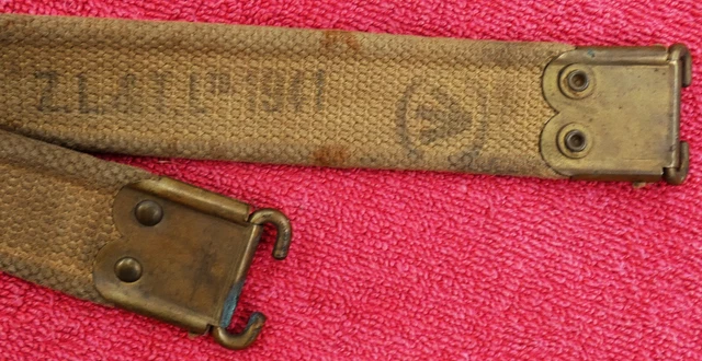 WW1 PATT 1908 Webbing .303 Lee Enfield Rifle SLING Strap P08 ZL&T Dated ...
