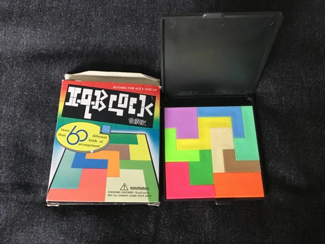 VINTAGE PETOY I Q Block Tangram Dissection Puzzle Game £6.00 - PicClick UK