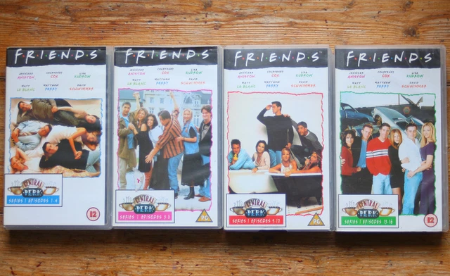 4 FRIENDS VHS Videos Series 1 Episodes Pilot to 16 Vintage Pal £6.00 ...