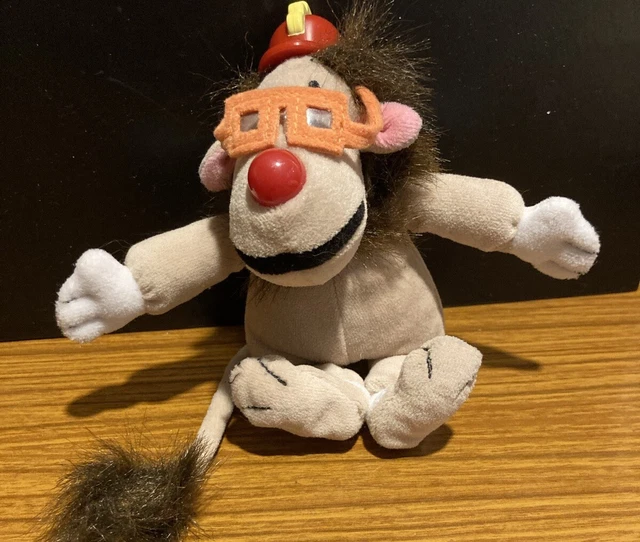 GOLDEN BEAR BANANA Splits Drooper Lion Plush Beanie Toy Vintage 2002 £ ...