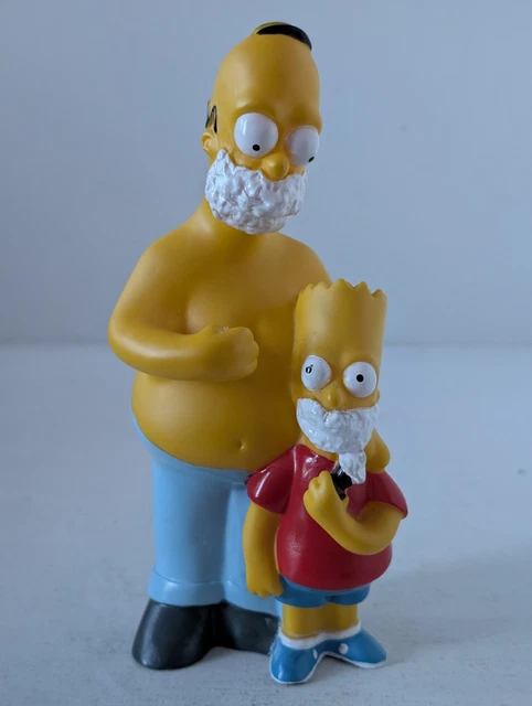 1997 THE SIMPSONS Homer And Bart Razor Holder Euromark England 19cm ...