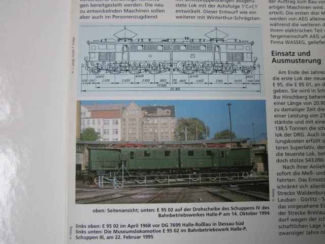 BAHN LOKAUFRISSE E & Diesel DRG 53 E 95 größte Lok Der reichsbahn 1927 ...