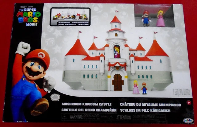THE SUPER MARIO Bros Movie Mushroom Kingdom Castle Play Set - Brand New ...
