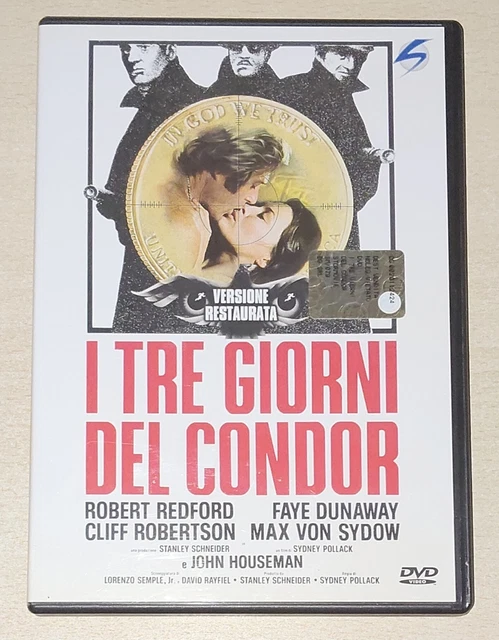 I TRE GIORNI DEL CONDOR (1975) Film DVD Cult EUR 7,90 - PicClick IT