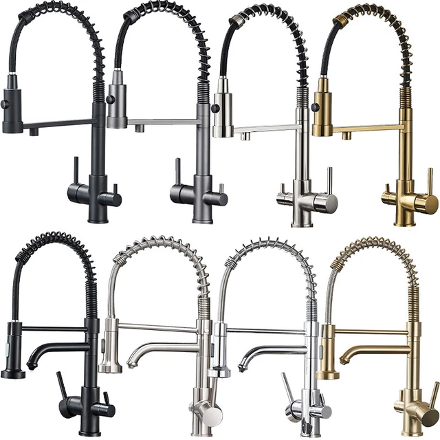 KÜCHENARMATUR 3 WEGE Wasserhahn Küche Osmoseanlage Wasserfilter Trinkwasserhahn EUR 41,99 ...