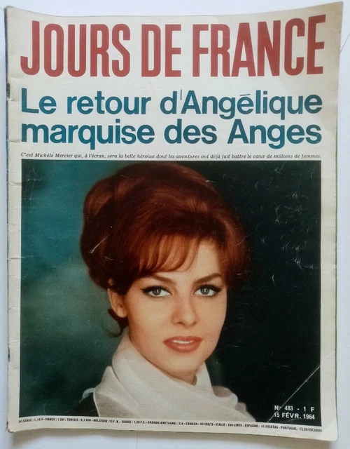 ANCIENNE REVUE JOURS De France 483 Michele Mercier Angelique Port A Prix Coûtant EUR 9,80 ...