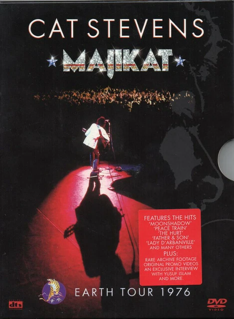 CAT STEVENS MAJIKAT Earth Tour 1976 DVD (Eagle Vision) Neuf et Emballé ...