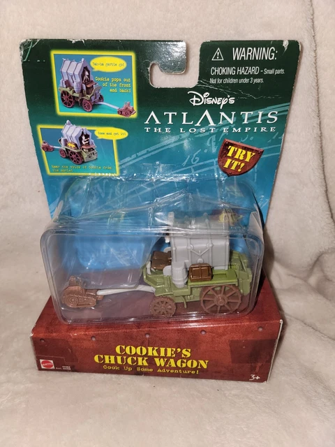 DISNEY'S ATLANTIS THE Lost Empire Cookie's Chuck Wagon Vehicle Mattel ...