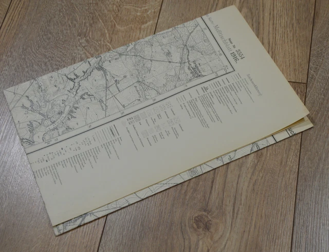 GERMAN WW2 WEHRMACHT SOLDIER MILITARY MAP 1934 Nur für den ...