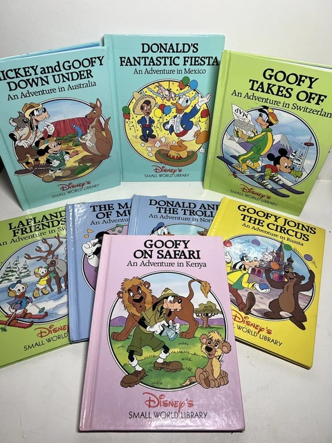 DISNEY'S SMALL WORLD Library Childrens Books x 8 £12.00 - PicClick UK